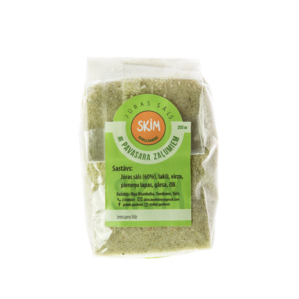 SKIM gardumi, sāls ar pavasara zaļumiem, 200g – DabaDaba