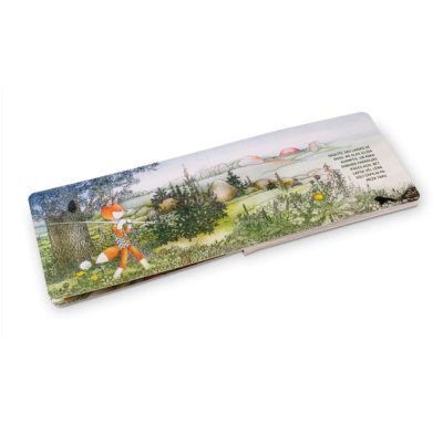 Tutas lietas, kartona bilžu grāmata “Lapsa iet čučēt” – DabaDaba