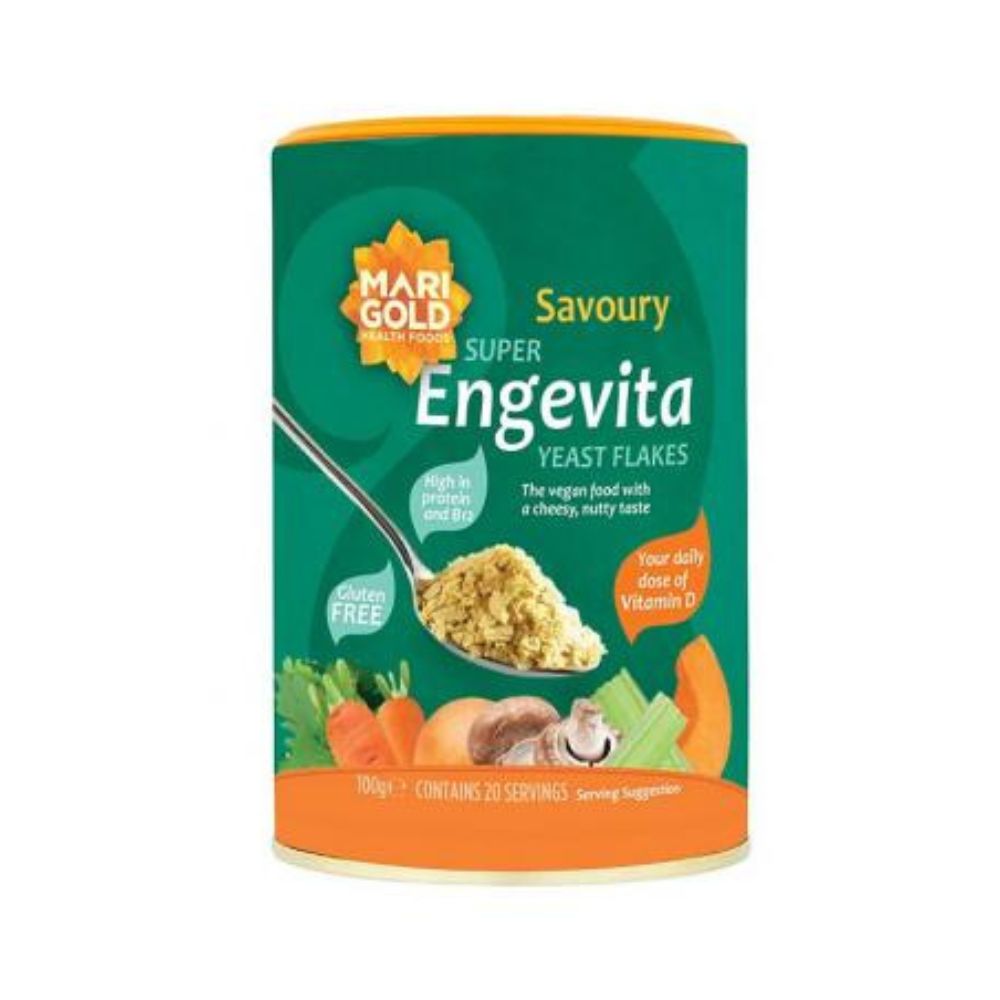 Marigold, rauga pārslas ar D un B12 vitamīnu, 100g – DabaDaba